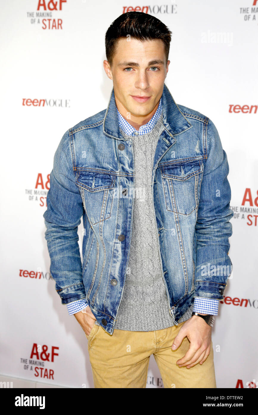 COLTON HAYNES arrives for Abercrombie & Fitch 'The Making of a Star ...
