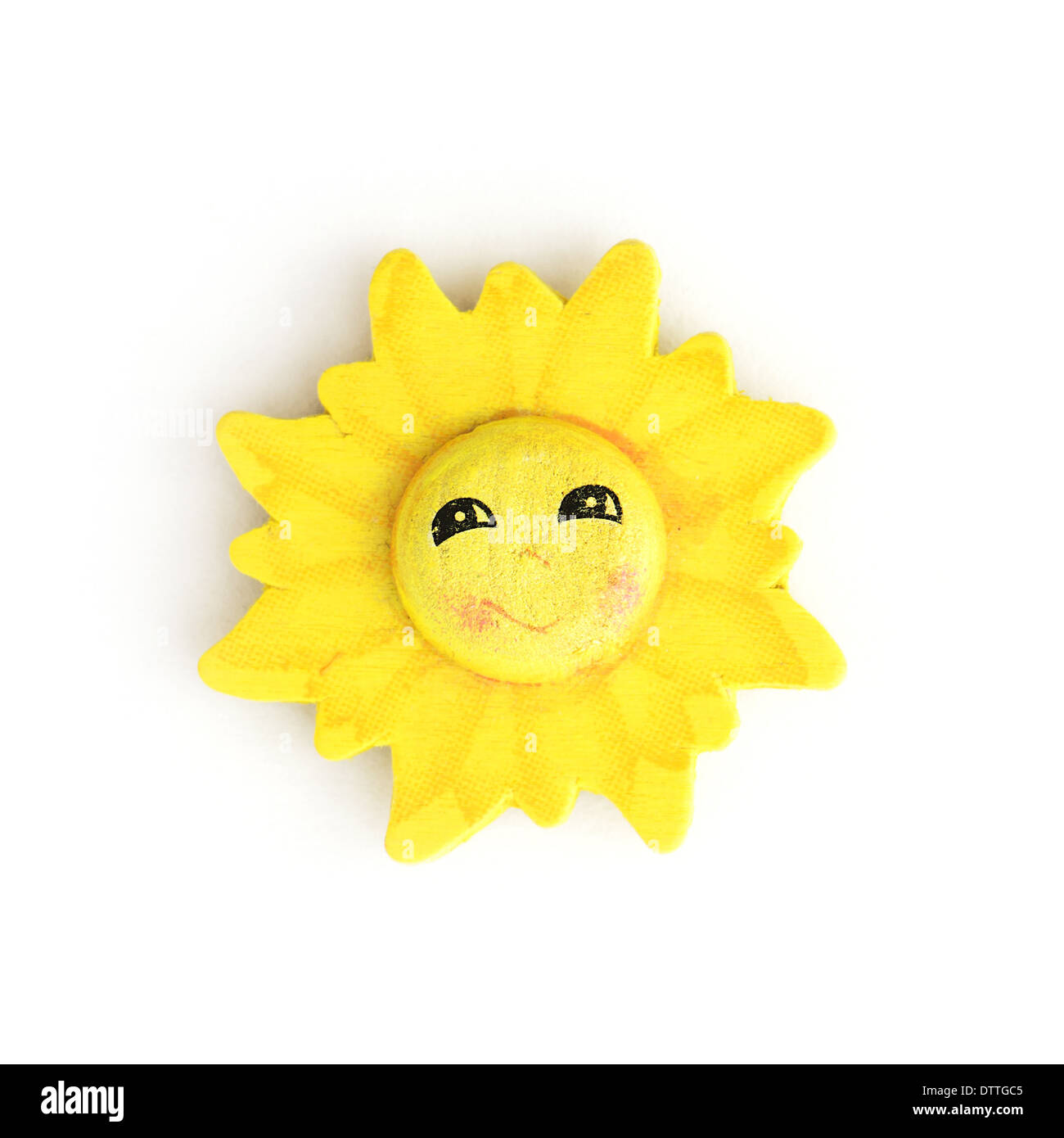 Radiation sign on yellow background Cut Out Stock Images & Pictures - Alamy