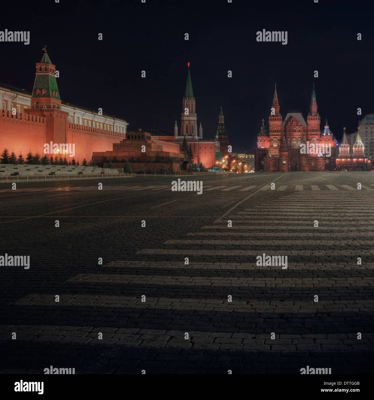 Red Square, Lenin's tomb, and Kremlin, Moscow, Russia Stock Photo - Alamy