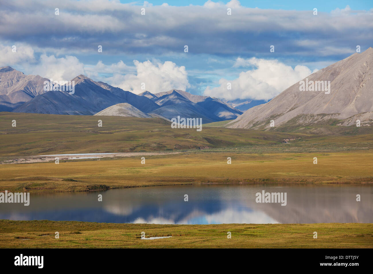 Lake on Alaska Stock Photo - Alamy