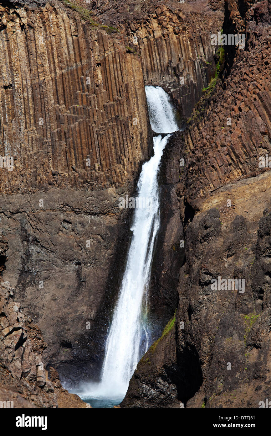 Waterfall in Iceland Stock Photo - Alamy