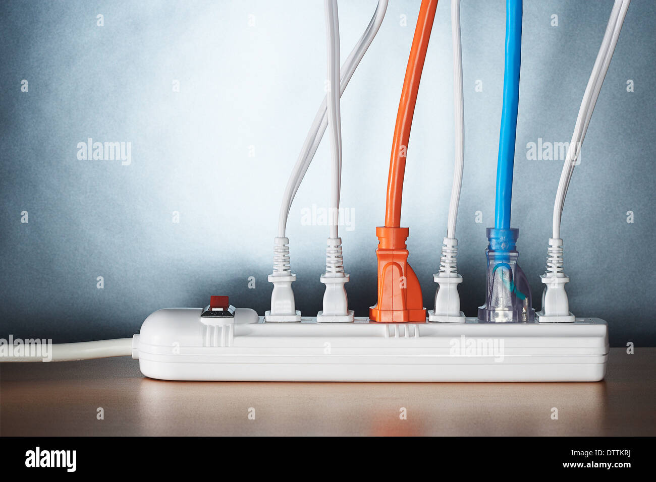 Close up power cable plugged hi-res stock photography and images - Alamy