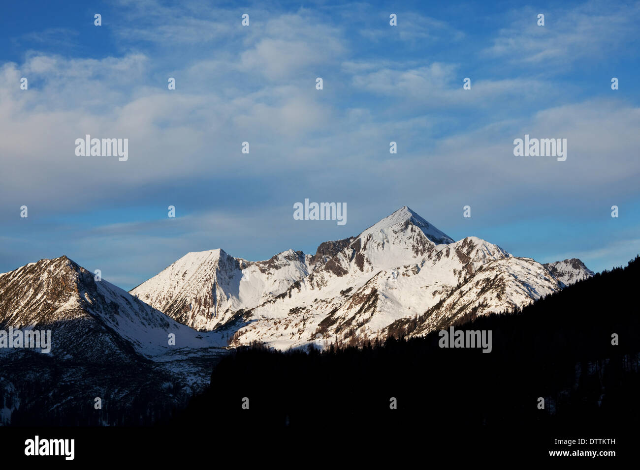 Winter Alp mountains Stock Photo - Alamy