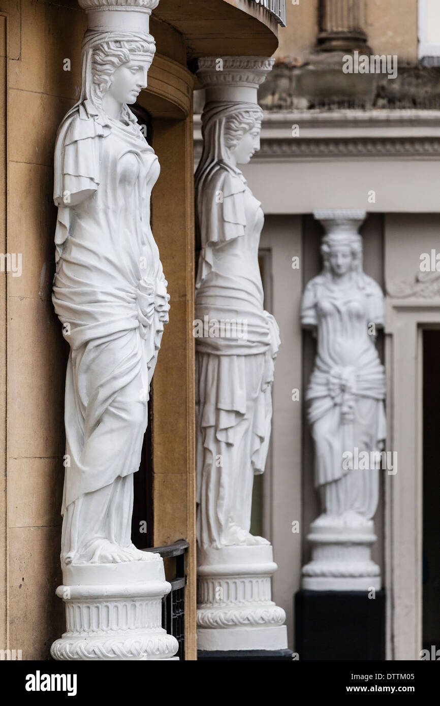 The Caryatids at Montpellier Walk, Cheltenham, Gloucestershire, England ...