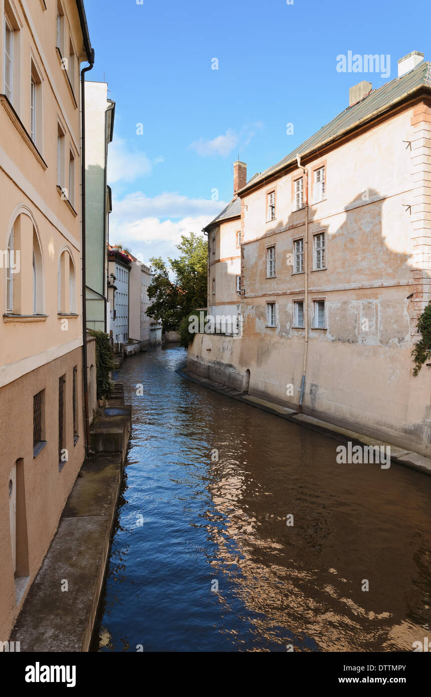 Prague canal houses hi-res stock photography and images - Alamy
