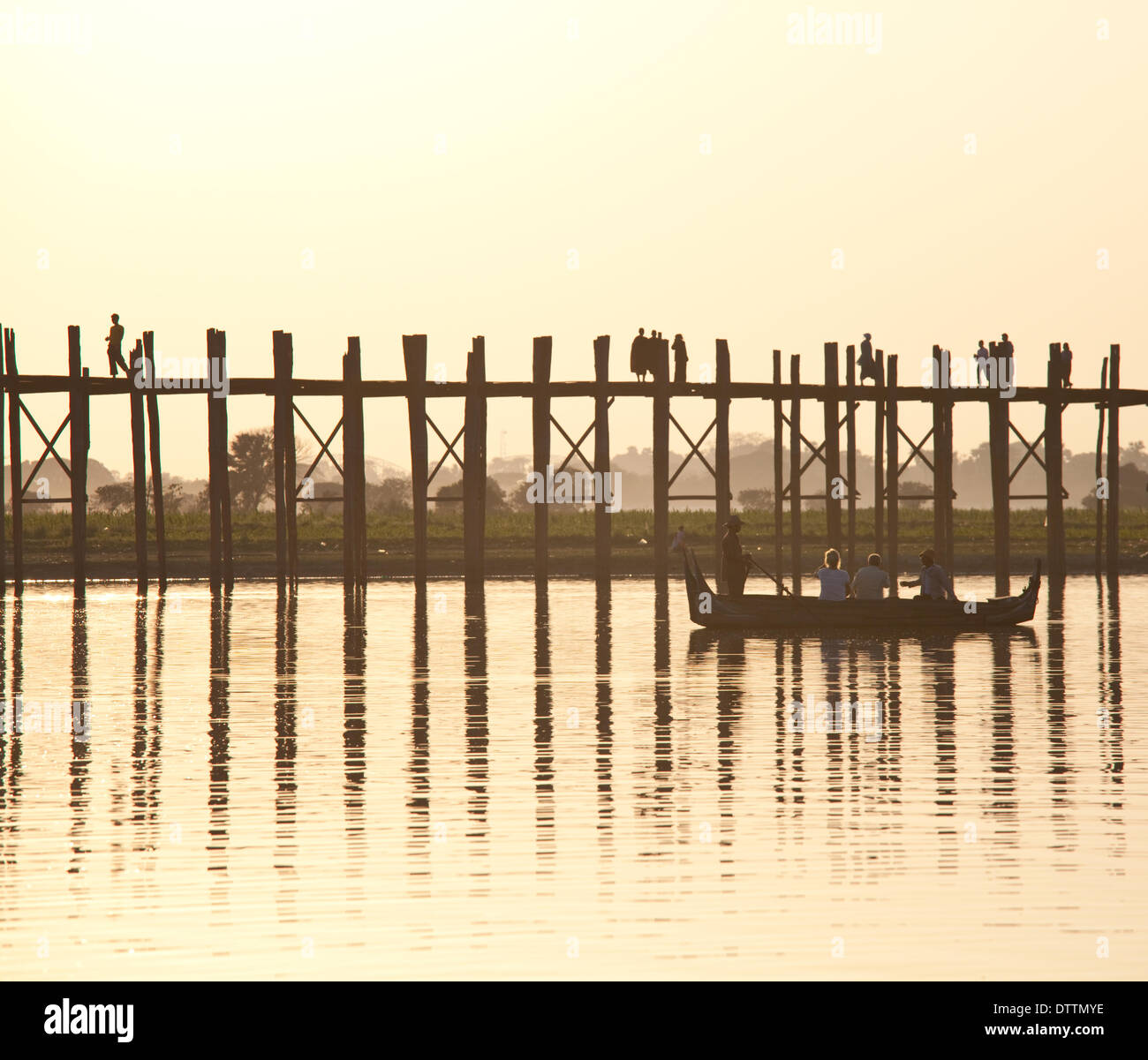 Bridge in Myanmar Stock Photo - Alamy