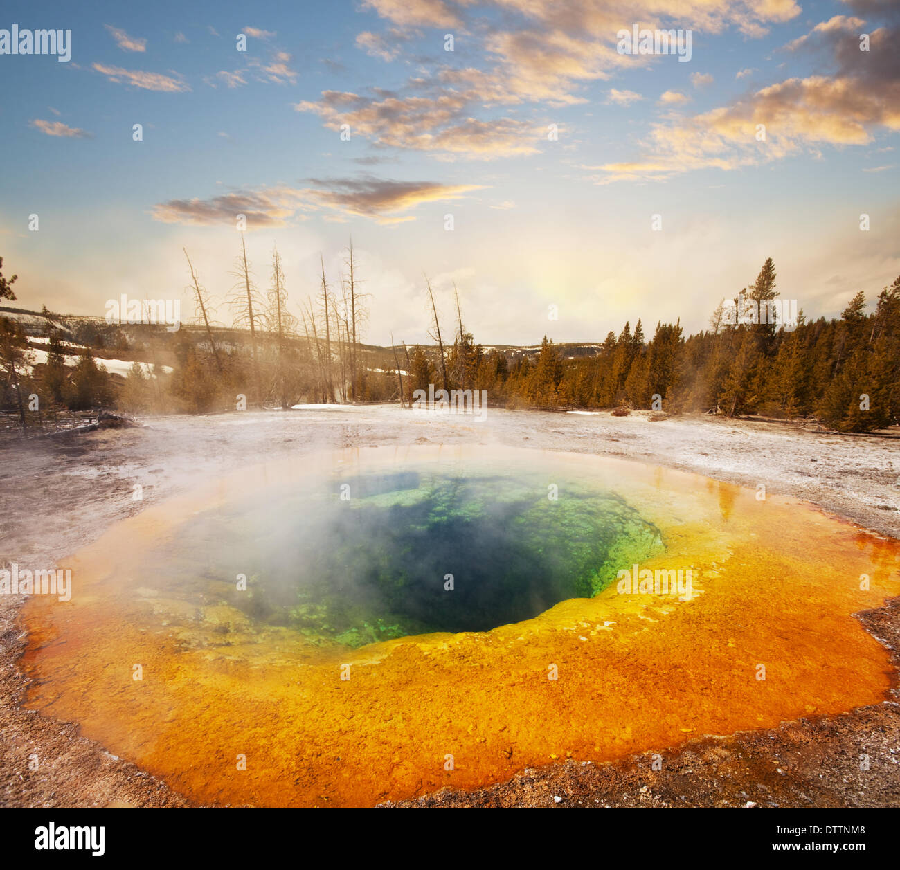 Morning Glory Pool Stock Photo - Alamy