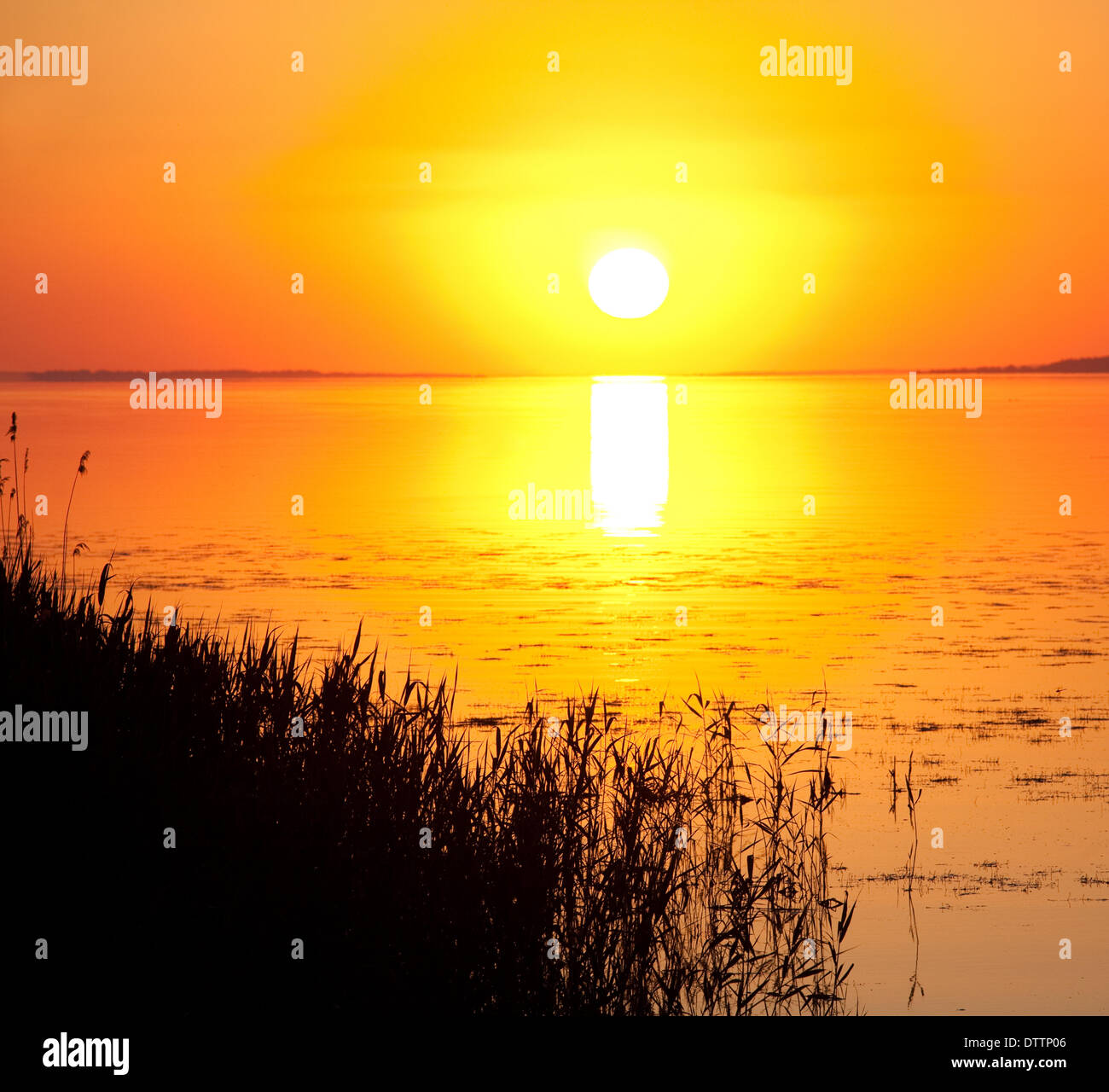 River on sunset Stock Photo - Alamy