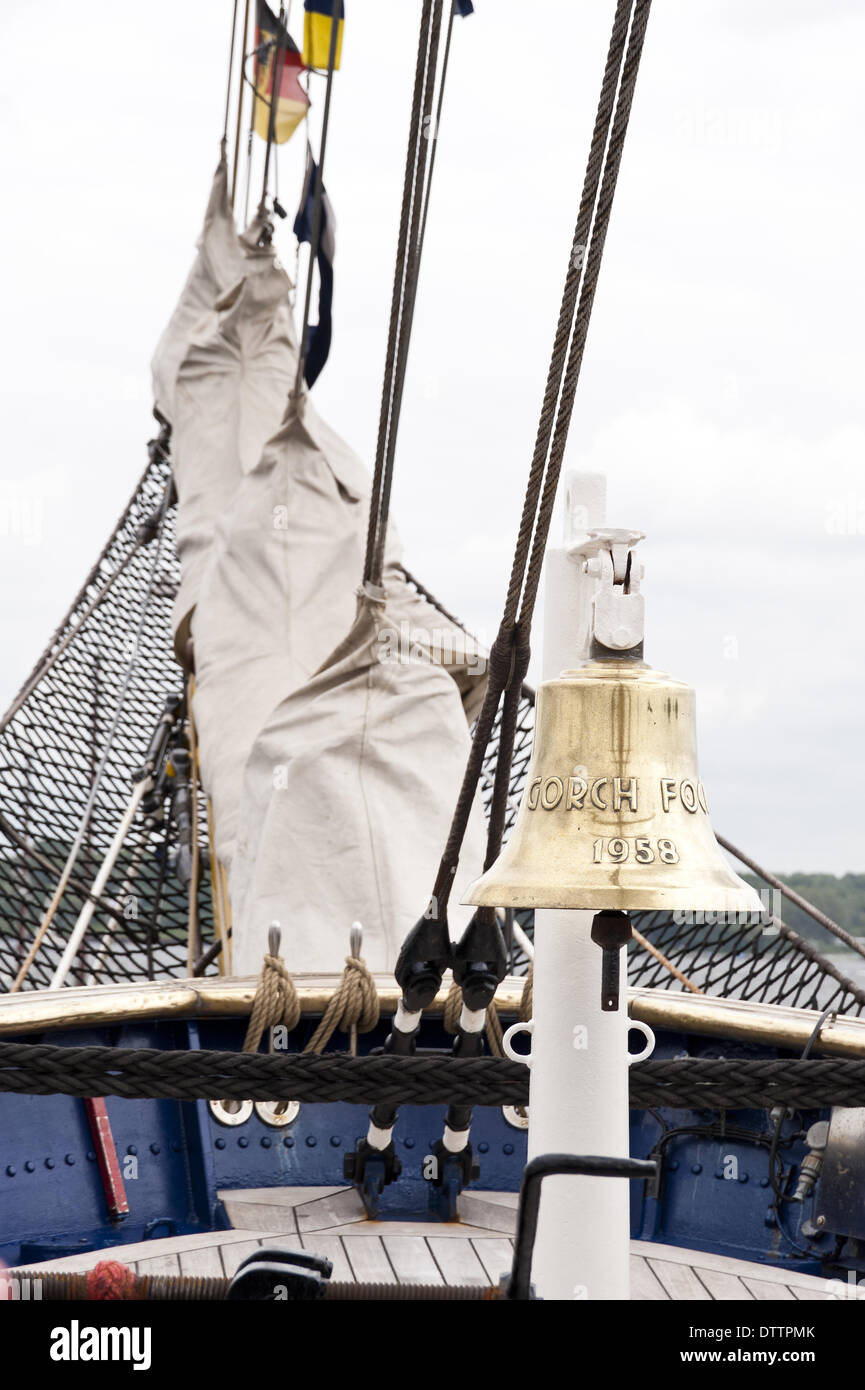 German Tall Ship Gorch Fock Stock Photo - Alamy