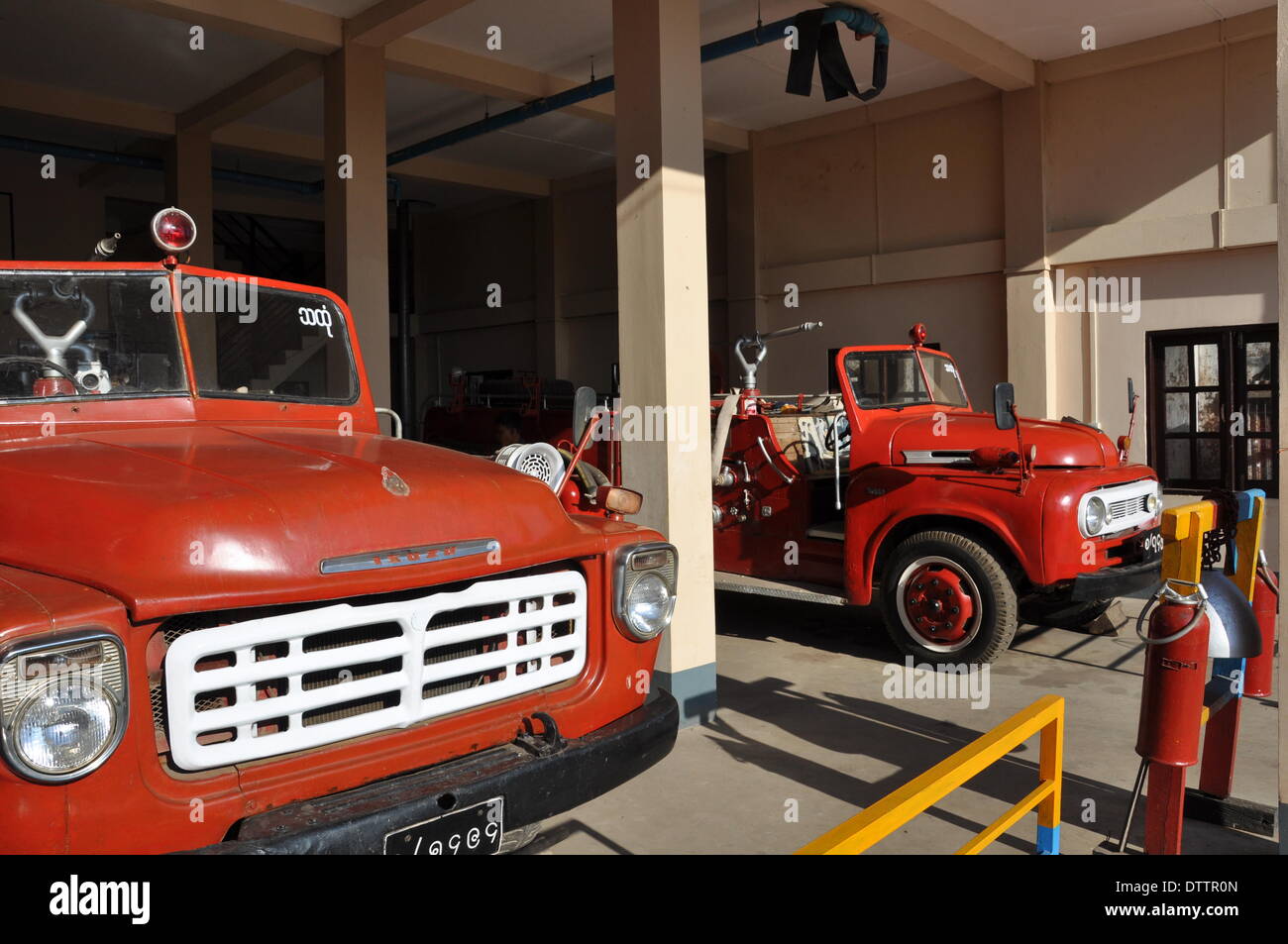old fire engines,burma Stock Photo - Alamy