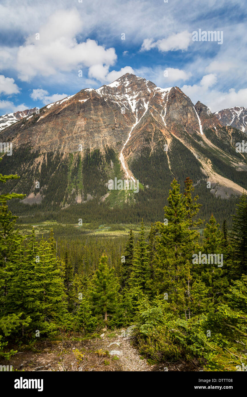 Pyramid Mountain in Jasper National Park, Alberta, Canada Stock Photo ...