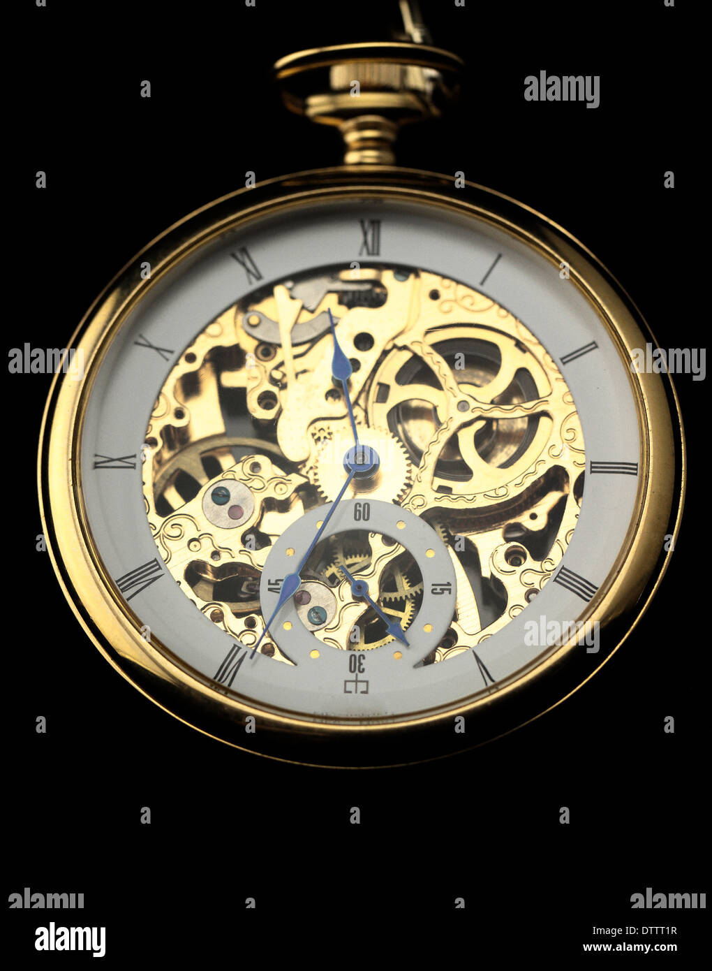 Old watch machine on dark background Stock Photo - Alamy