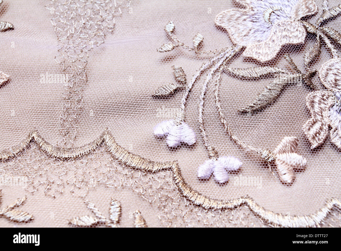 Silver textile wedding background Stock Photo - Alamy