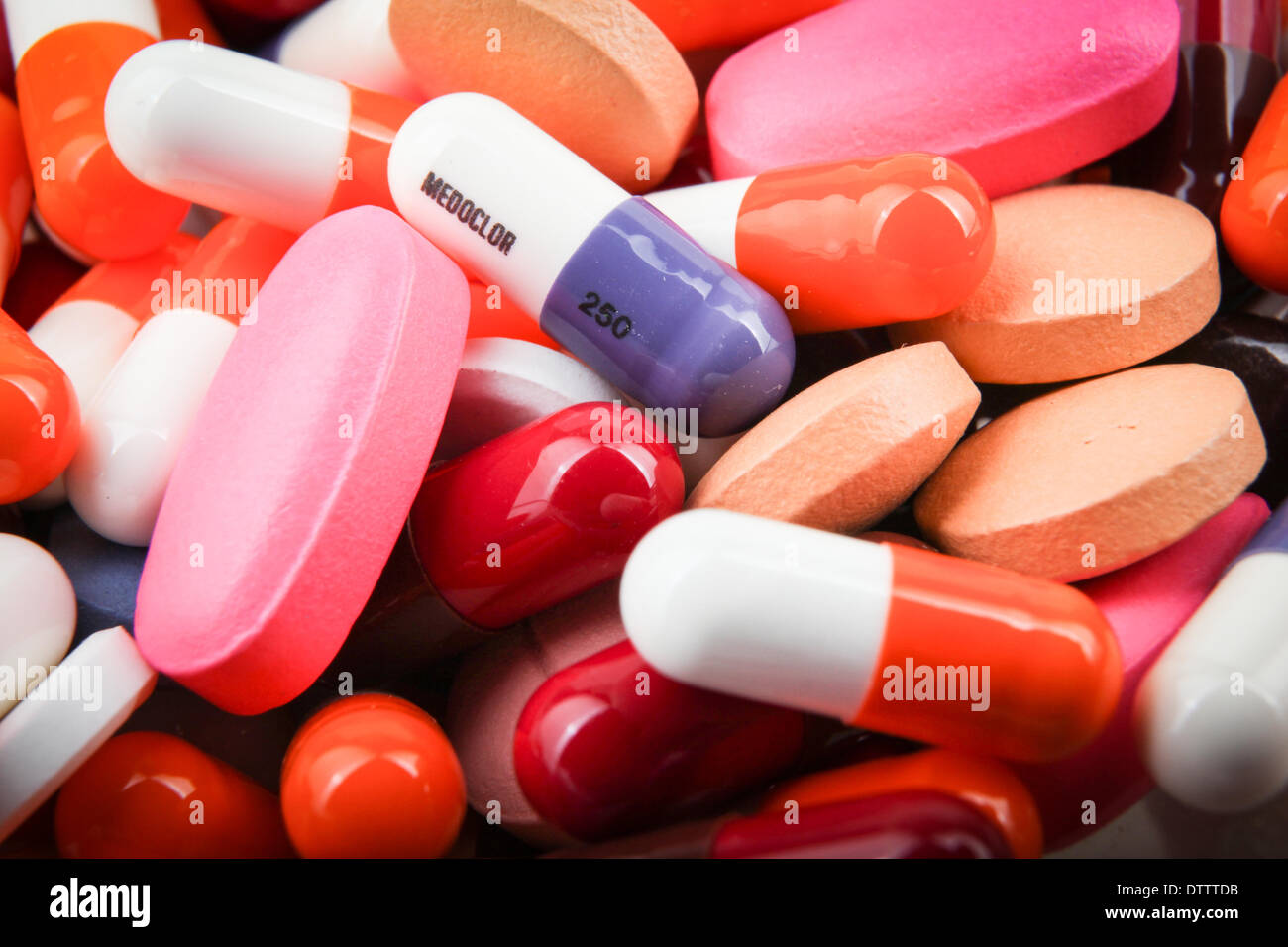 pills and capsules Stock Photo - Alamy