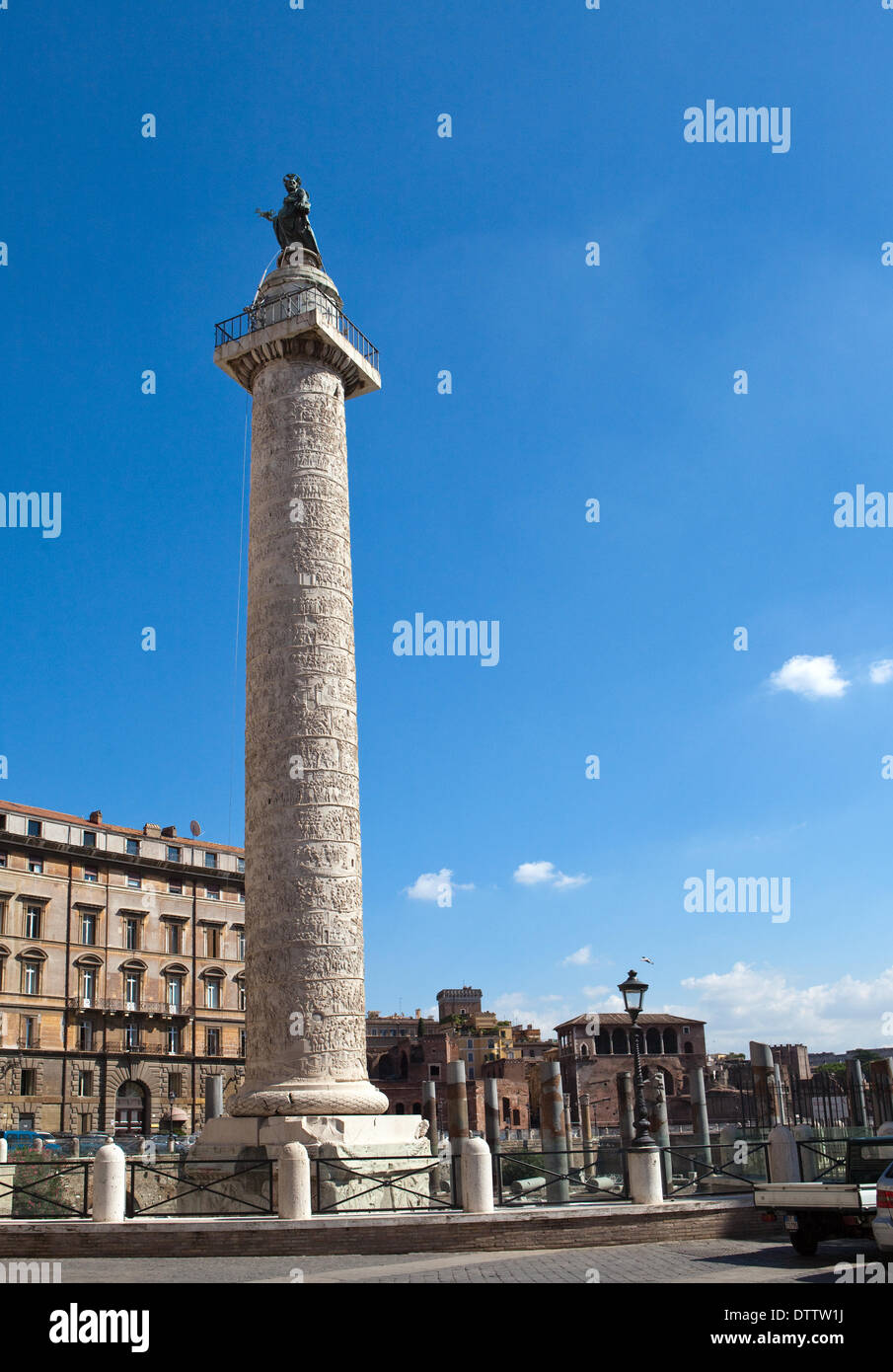 Italy. Rome. Trojan column Stock Photo - Alamy
