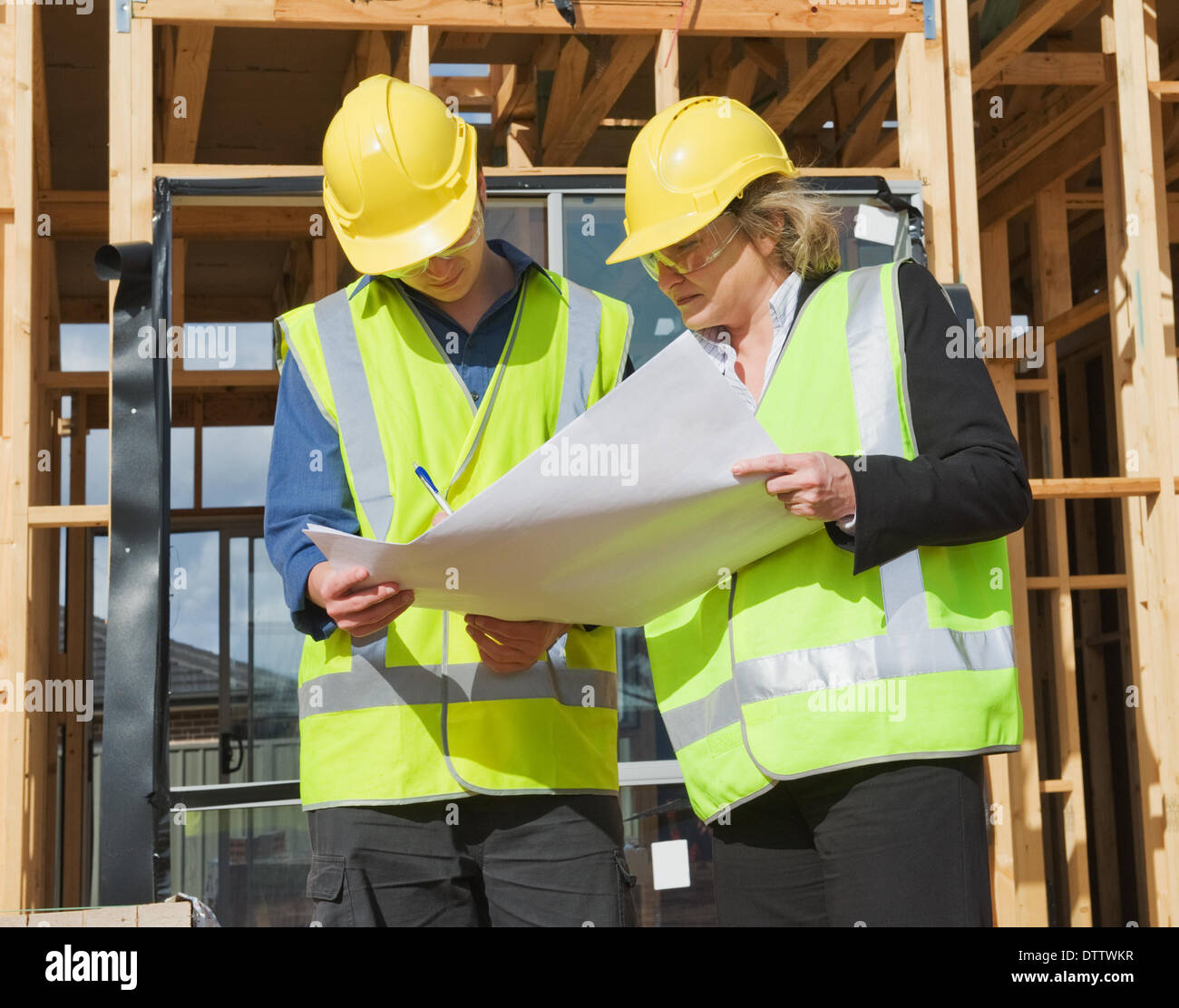 at the construction site Stock Photo - Alamy