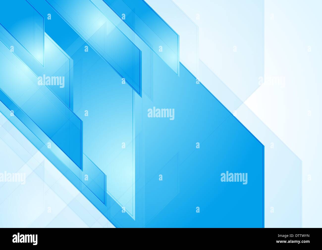 Abstract blue shapes background Stock Photo - Alamy
