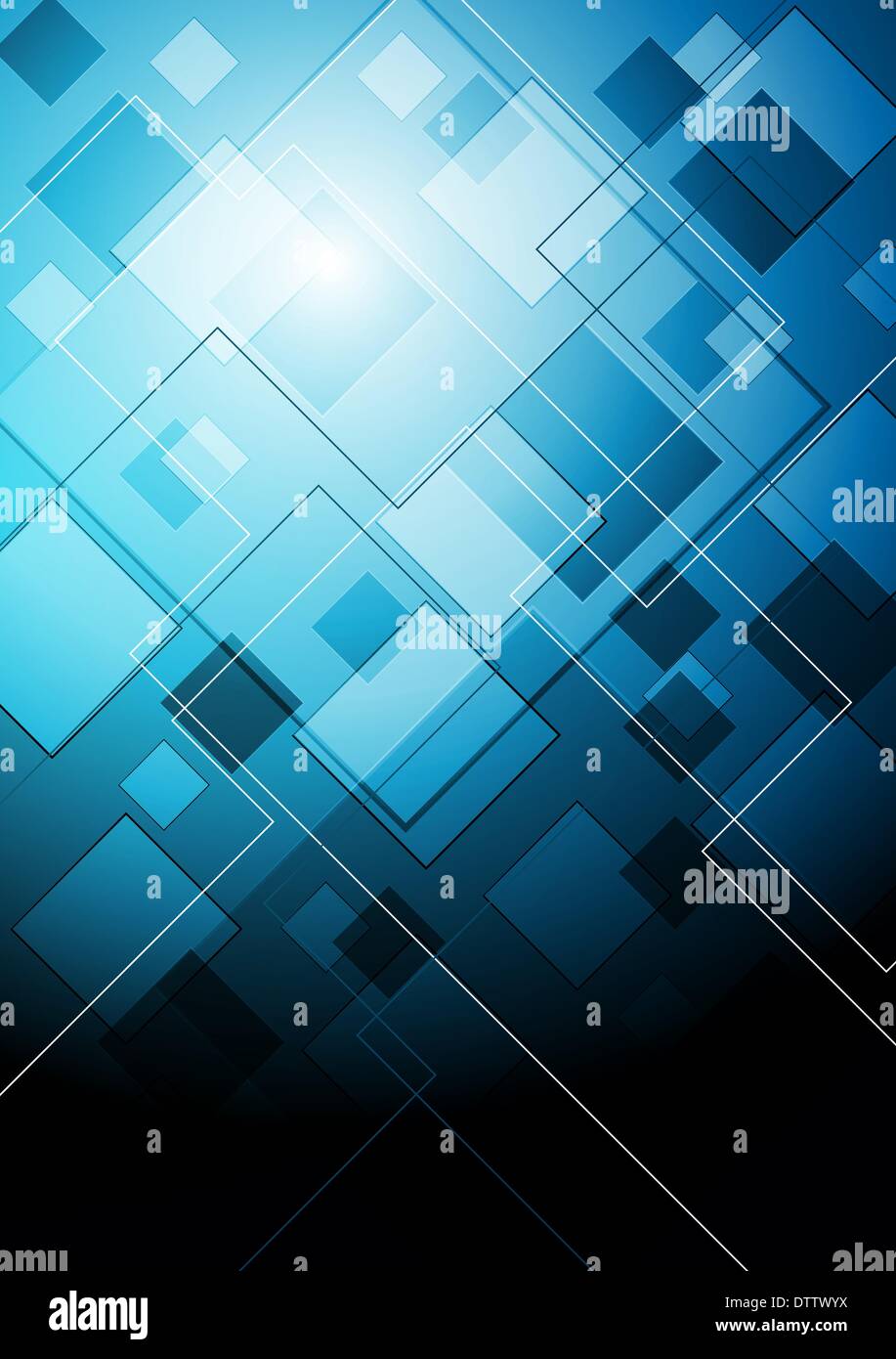 Blue technology design Stock Photo - Alamy