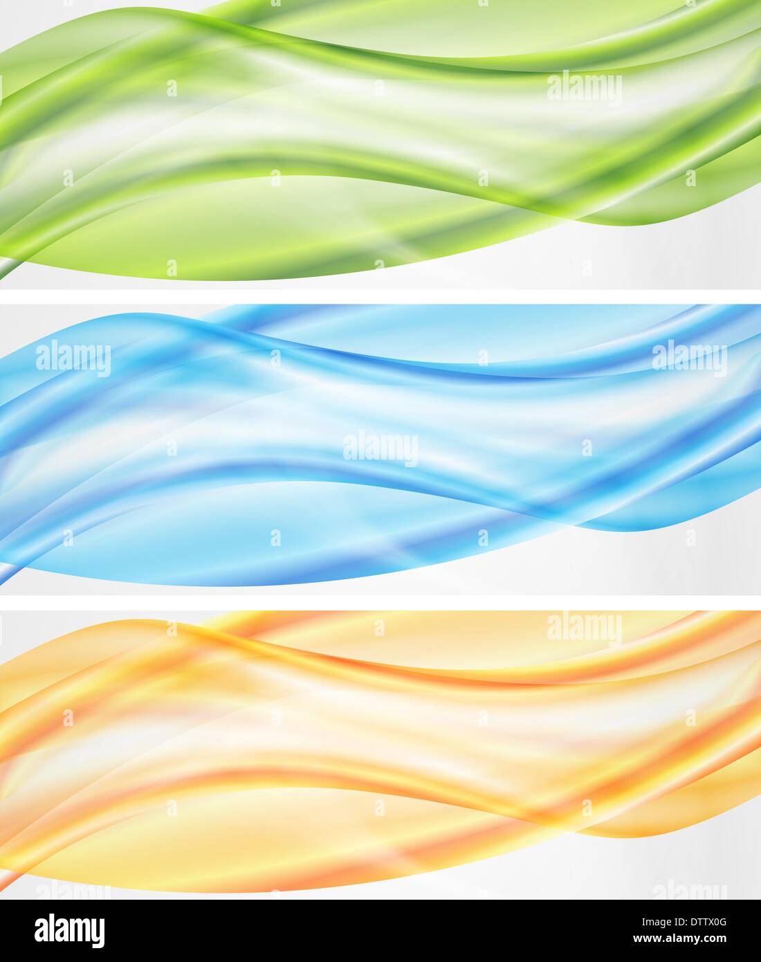 Abstract wavy banners Stock Photo - Alamy