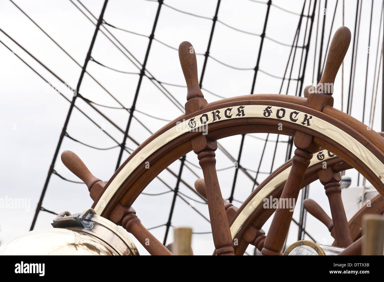German Tall Ship Gorch Fock Stock Photo - Alamy