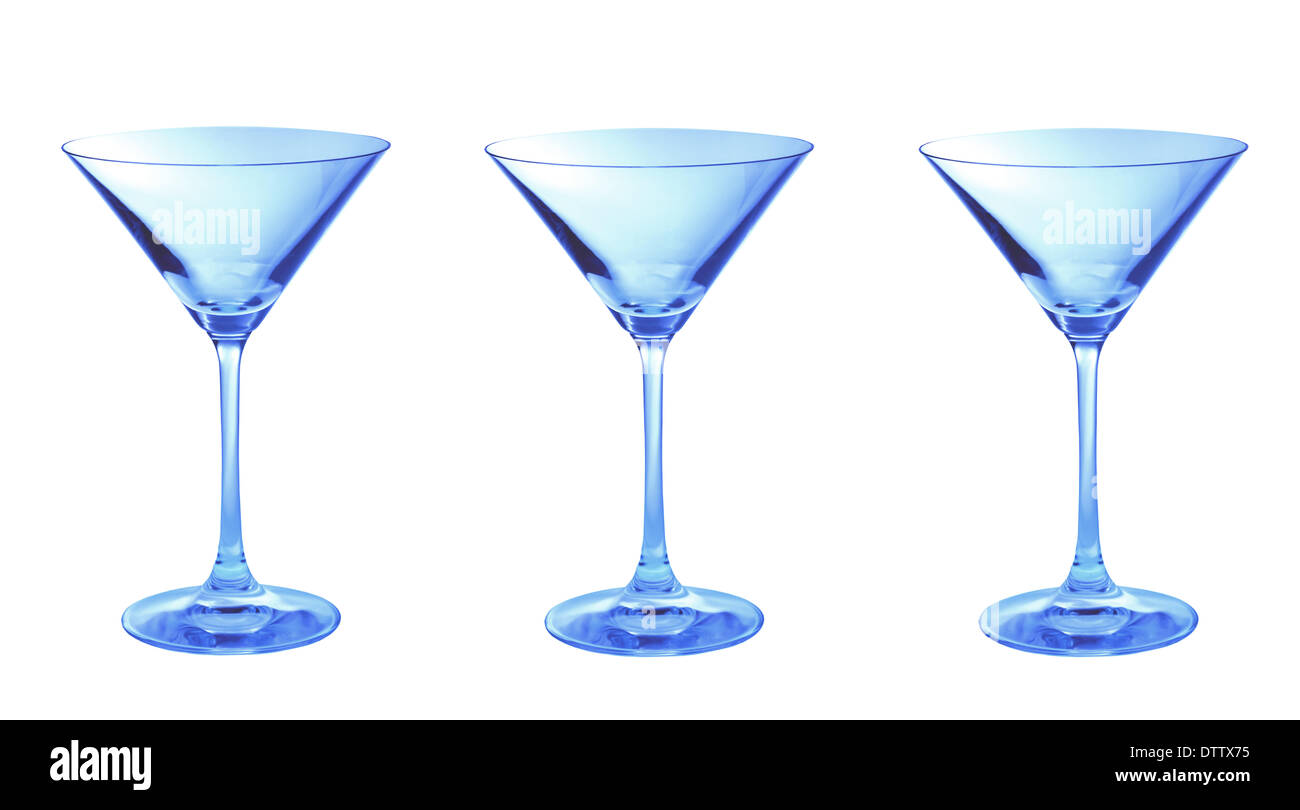 Three martini in a row Stock Photo - Alamy