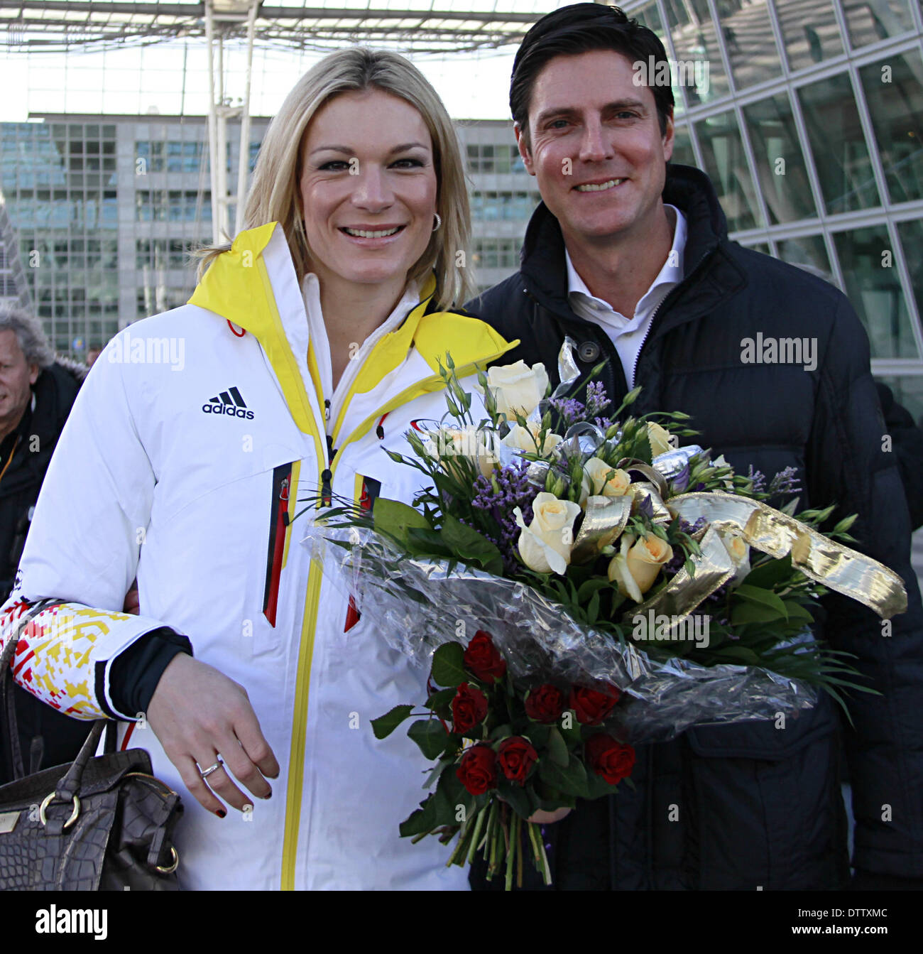 Munich, Germany. 24th Feb, 2014. Super combined gold medal winner at ...