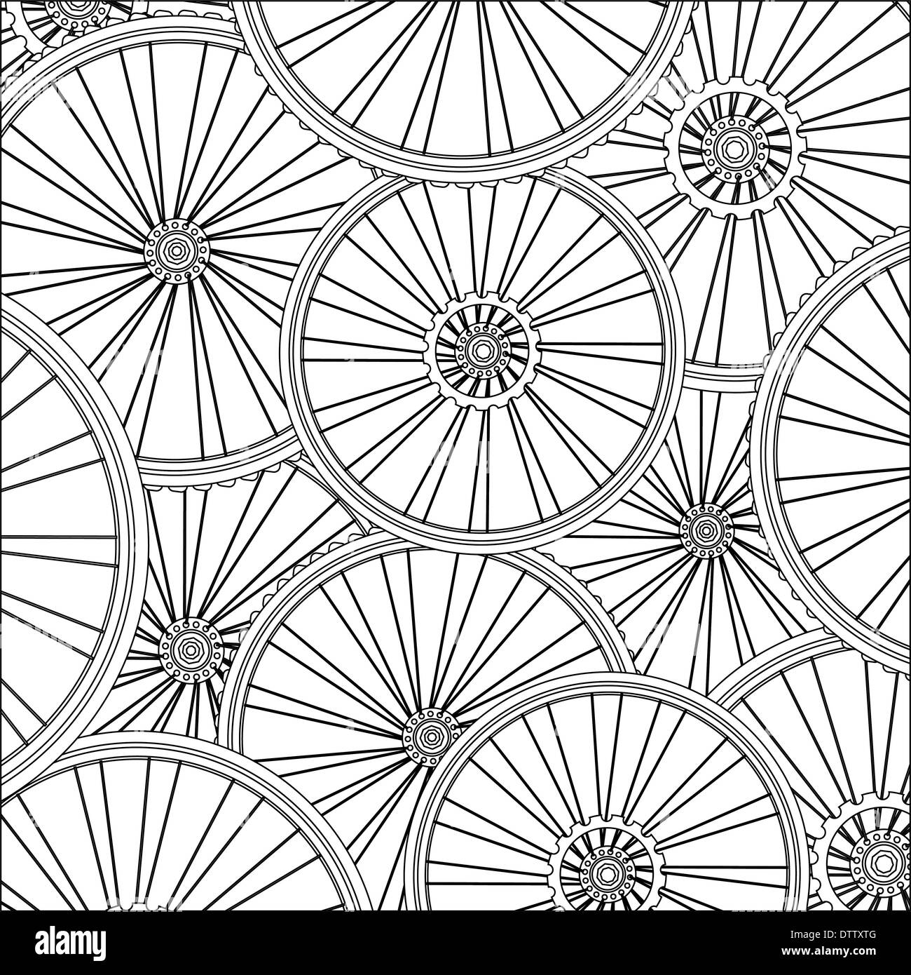 Bike wheel background Stock Photo - Alamy