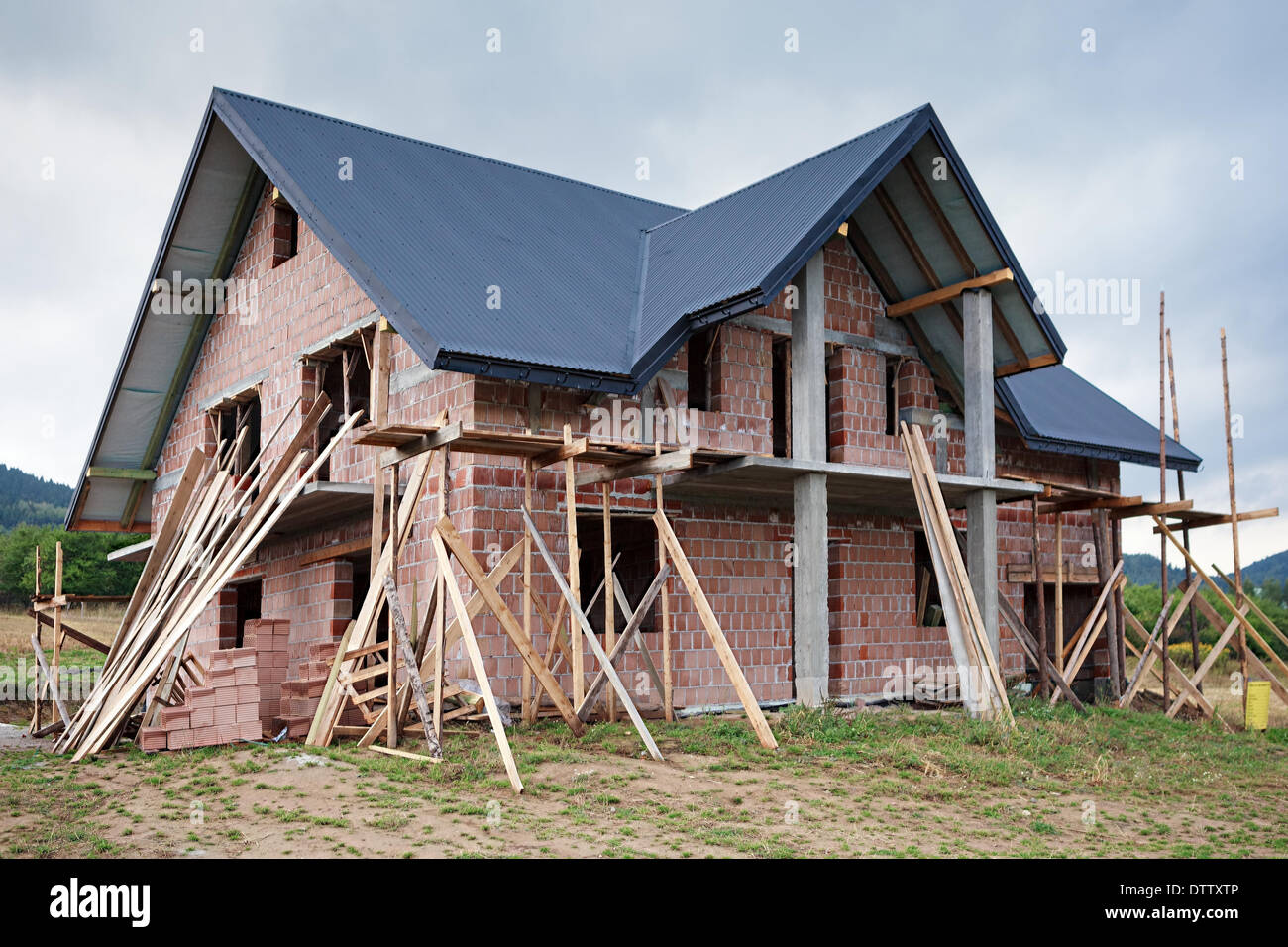 House under construction Stock Photo - Alamy