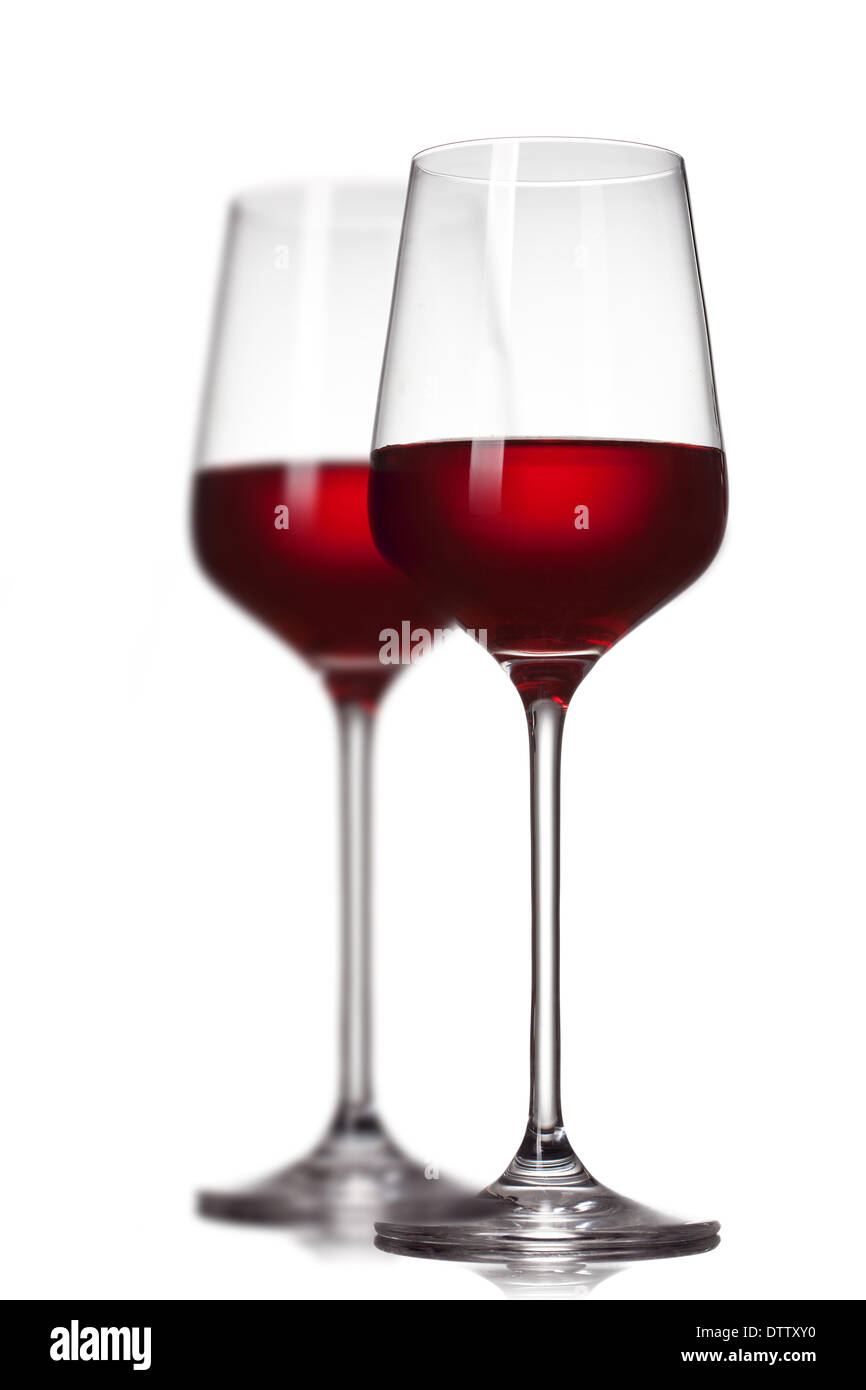 Pair red glasses on Cut Out Stock Images & Pictures - Alamy