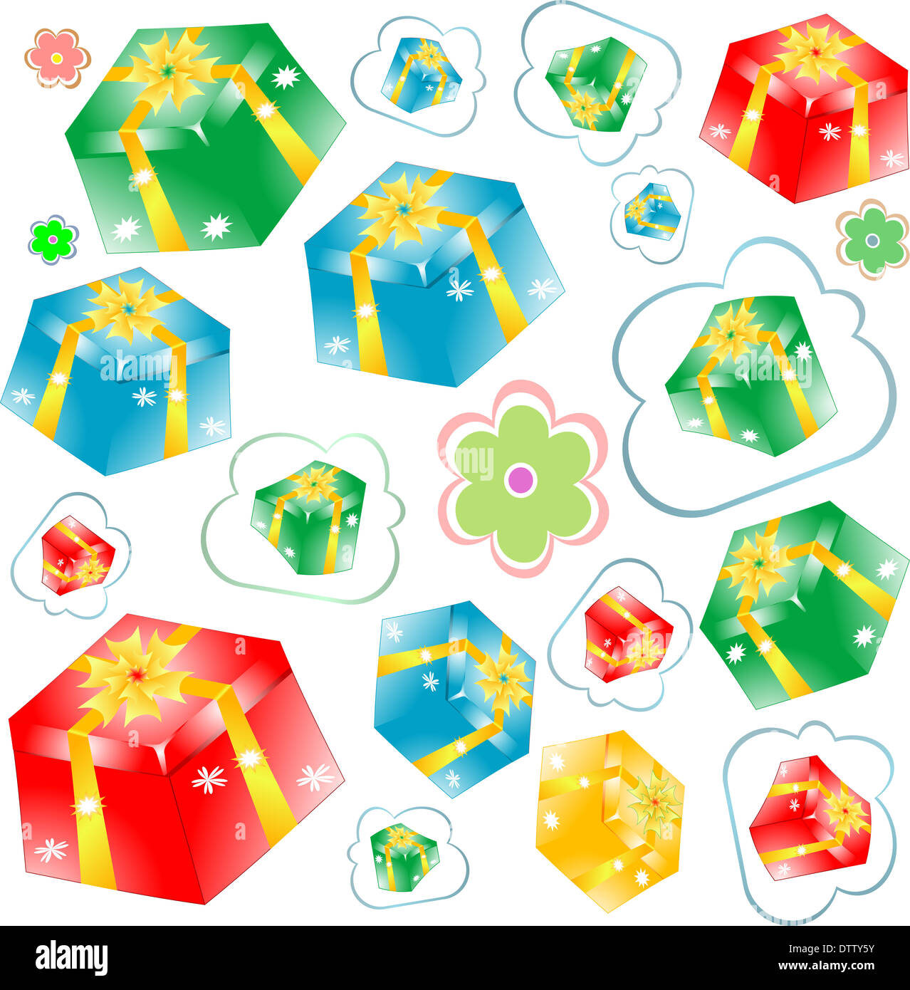 Pattern for gift hi-res stock photography and images - Alamy