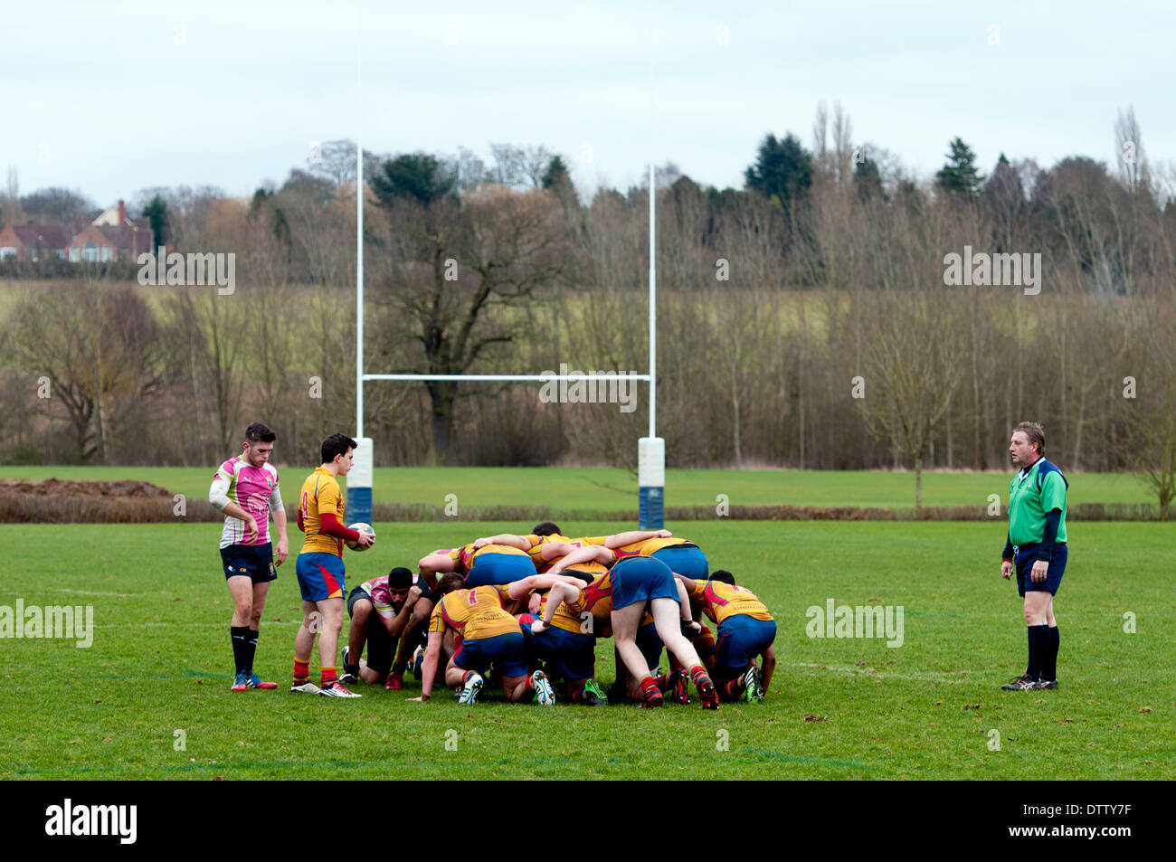 University sport, UK. Rugby Union Stock Photo - Alamy