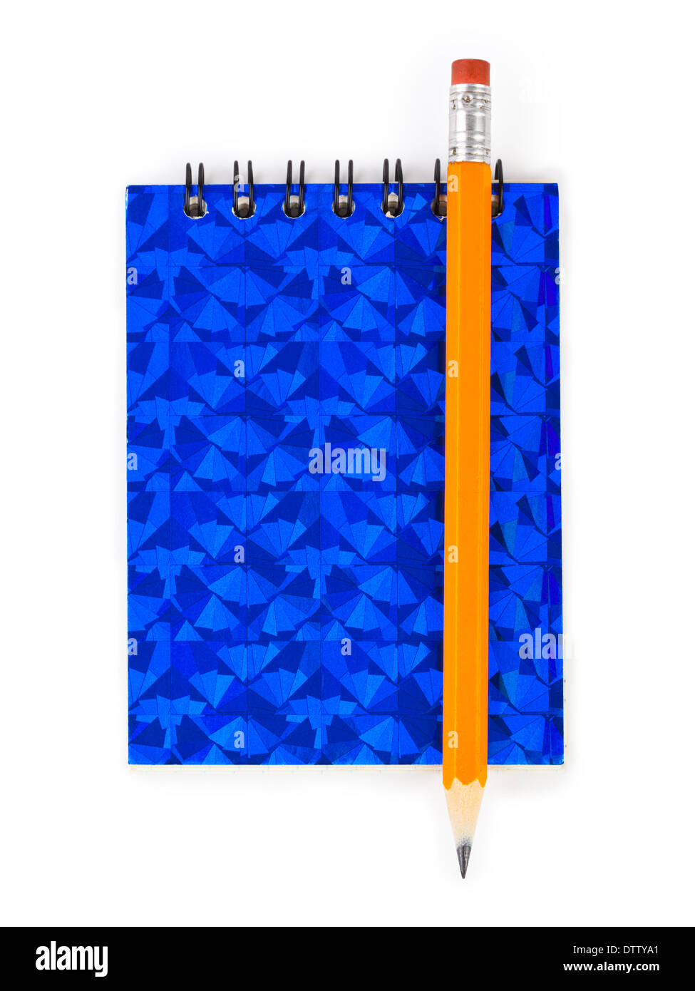 Pencil and note pad Stock Photo - Alamy