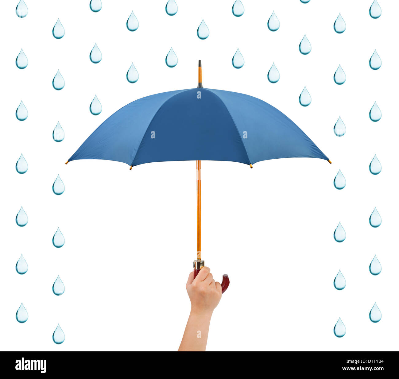 Hand with umbrella hi-res stock photography and images - Alamy