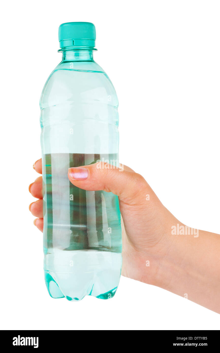 Hand with bottle of water Stock Photo - Alamy