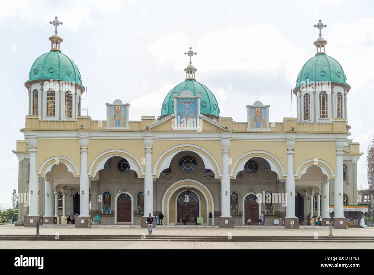 Bole Medhane Alem Church in Addis Ababa, Ethiopia Stock Photo - Alamy