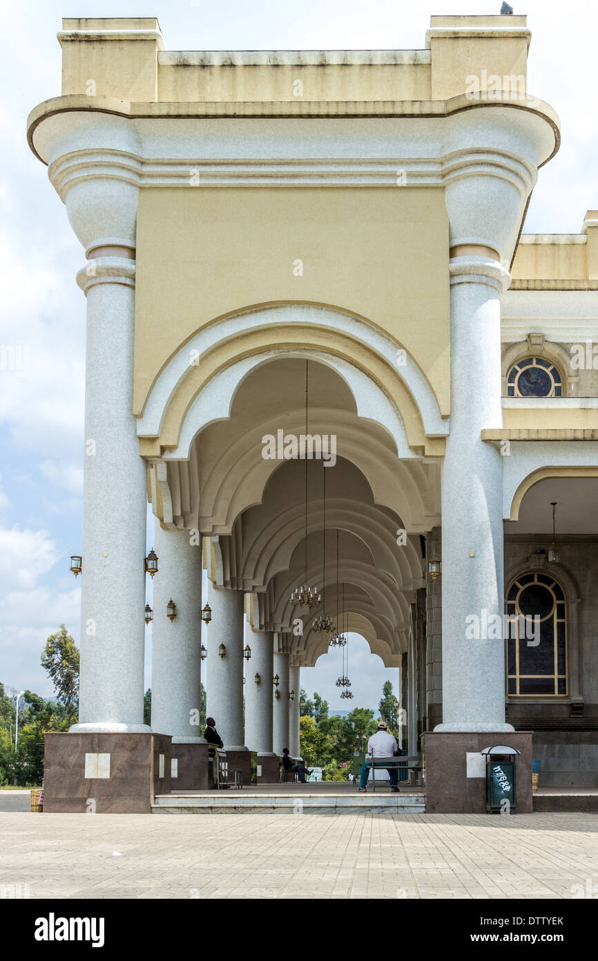 Bole Medhane Alem Church in Addis Ababa, Ethiopia Stock Photo - Alamy