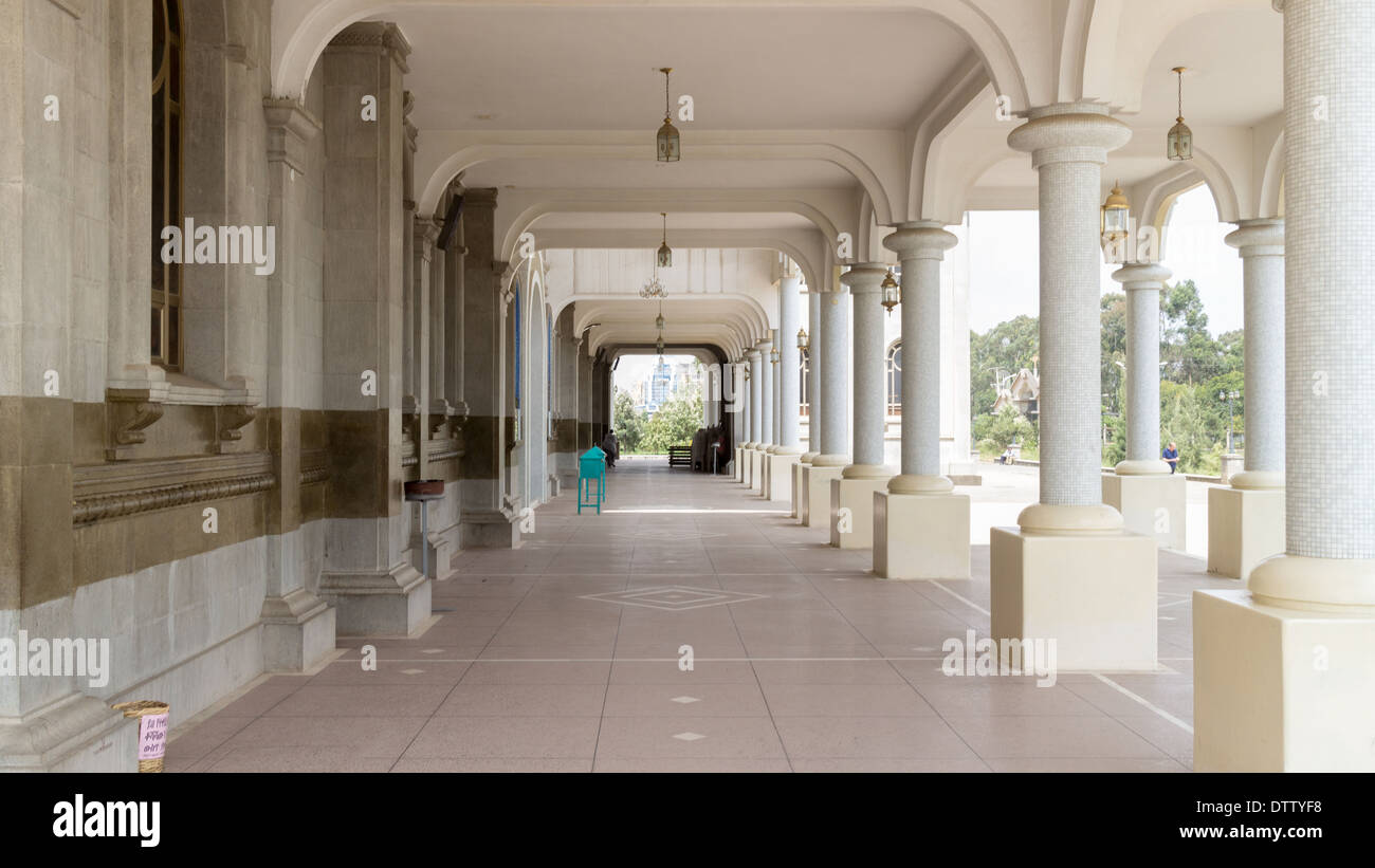Bole Medhane Alem Church in Addis Ababa, Ethiopia Stock Photo - Alamy