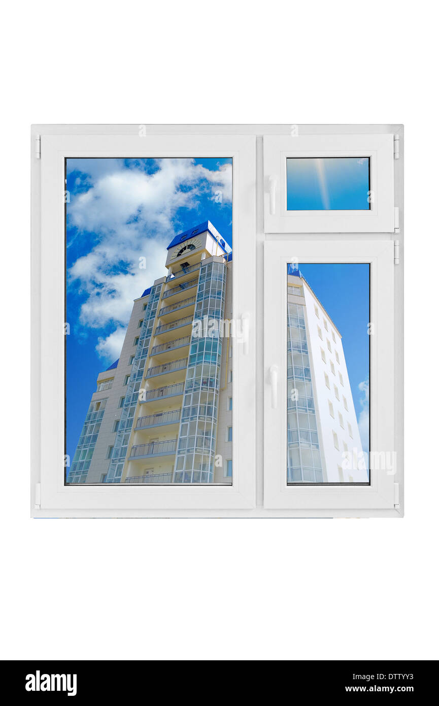 Abstract view of window Cut Out Stock Images & Pictures - Alamy