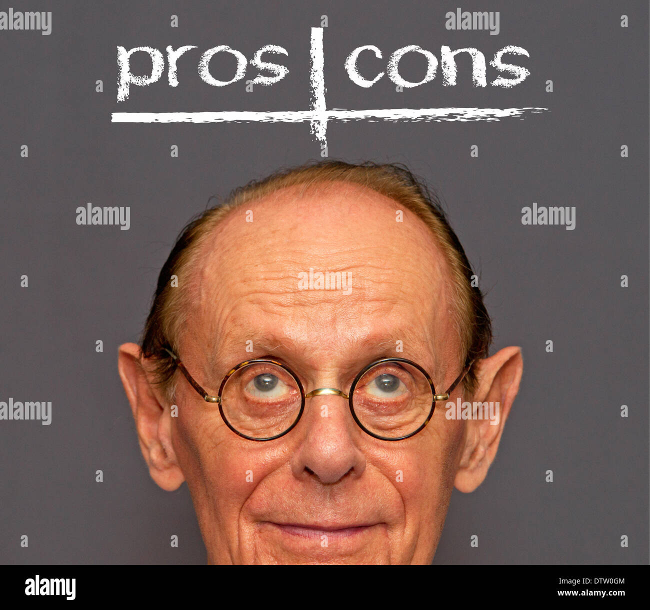 Man with Checklist Stock Photo - Alamy