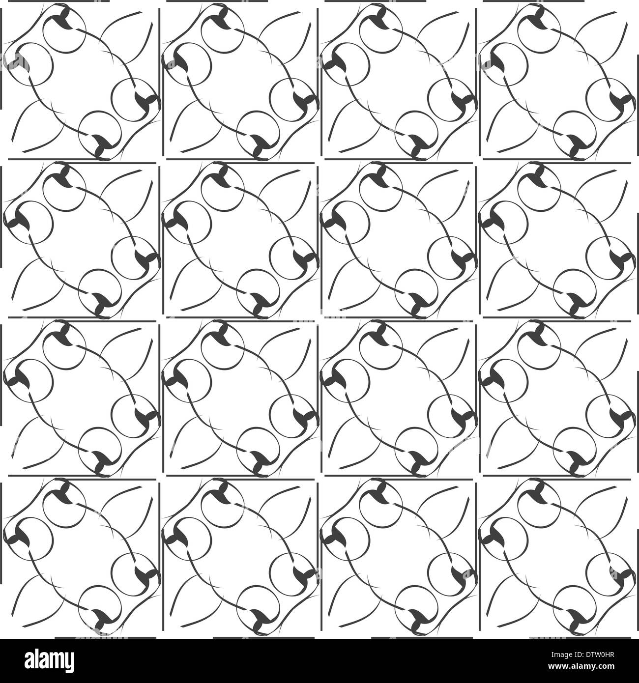 Seamless swirl pattern hi-res stock photography and images - Alamy
