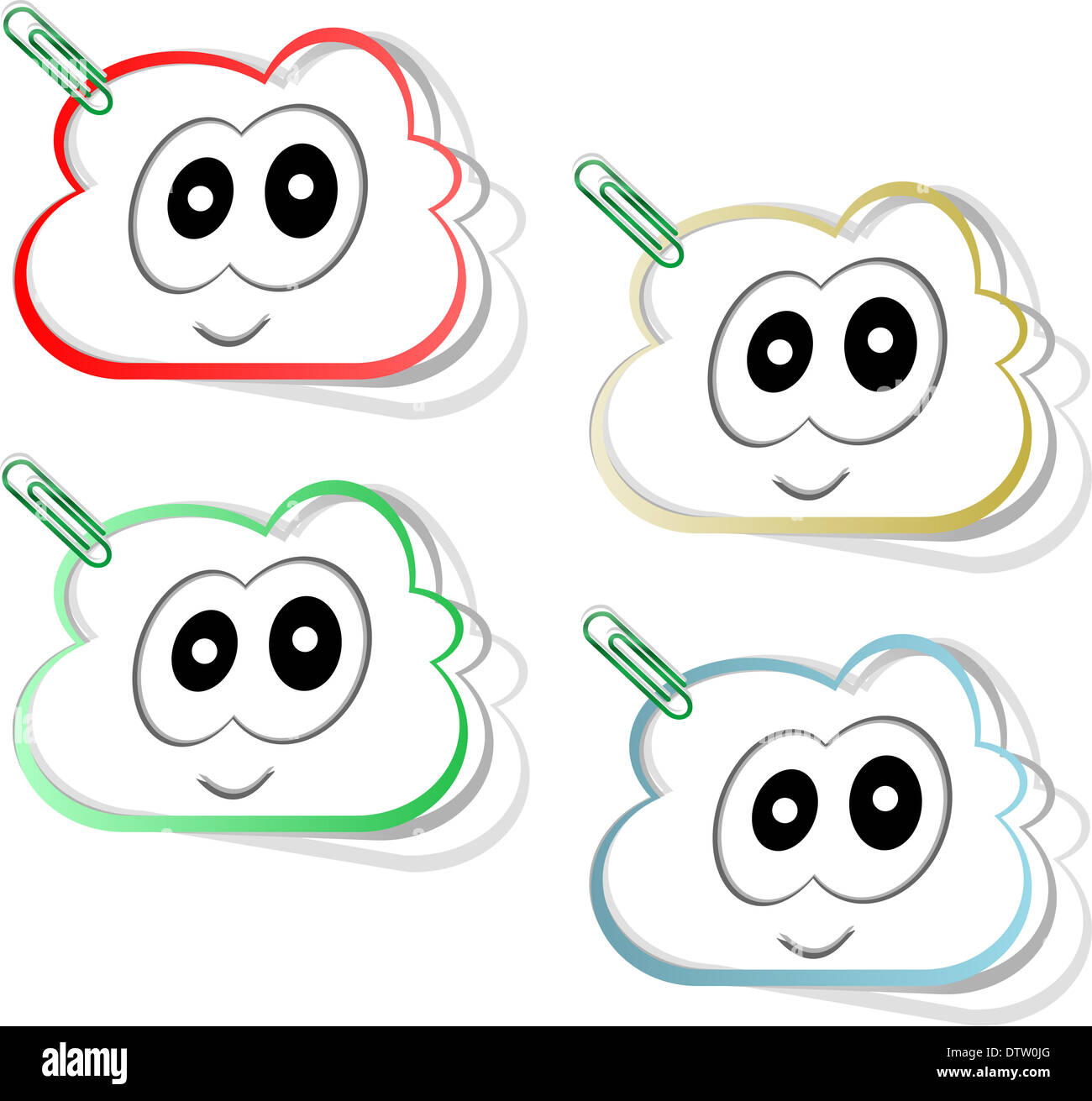 Smile smiley sticker label emoticon hi-res stock photography and images ...