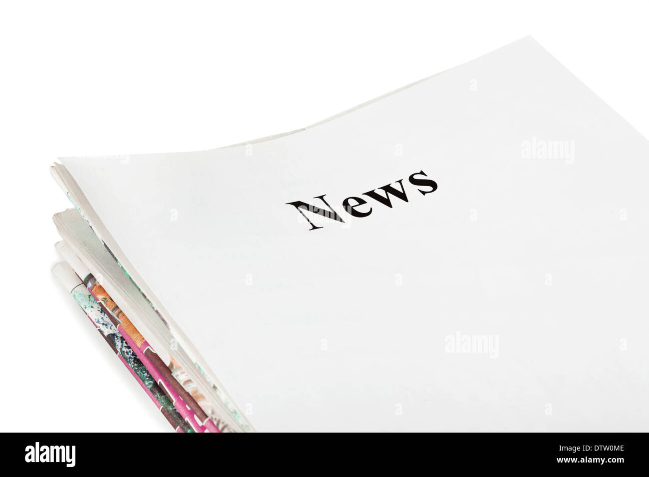 Daily news newspaper roll white hi-res stock photography and images - Alamy