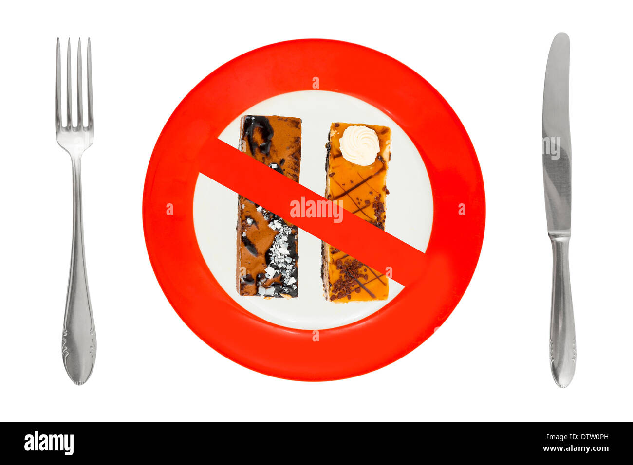 Sign on dessert table Cut Out Stock Images & Pictures - Alamy