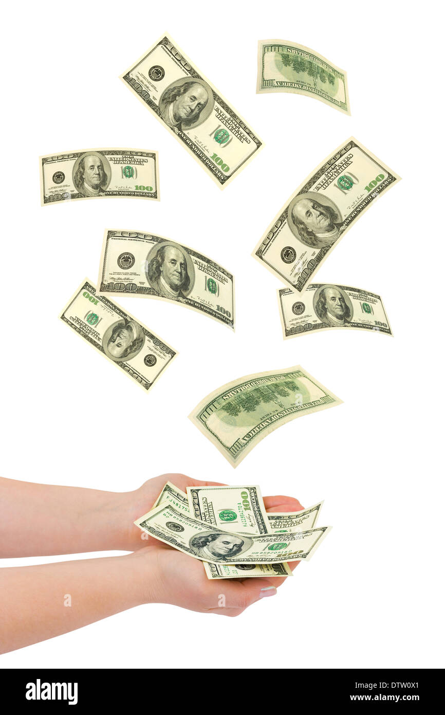 Money rain euro Cut Out Stock Images & Pictures - Alamy