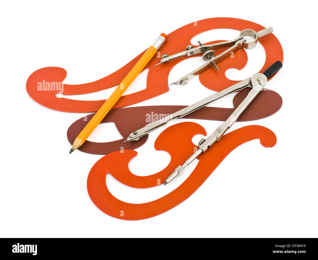 French curve tool hi-res stock photography and images - Alamy
