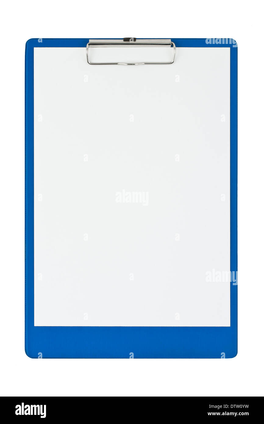 Clipboard and paper Stock Photo - Alamy