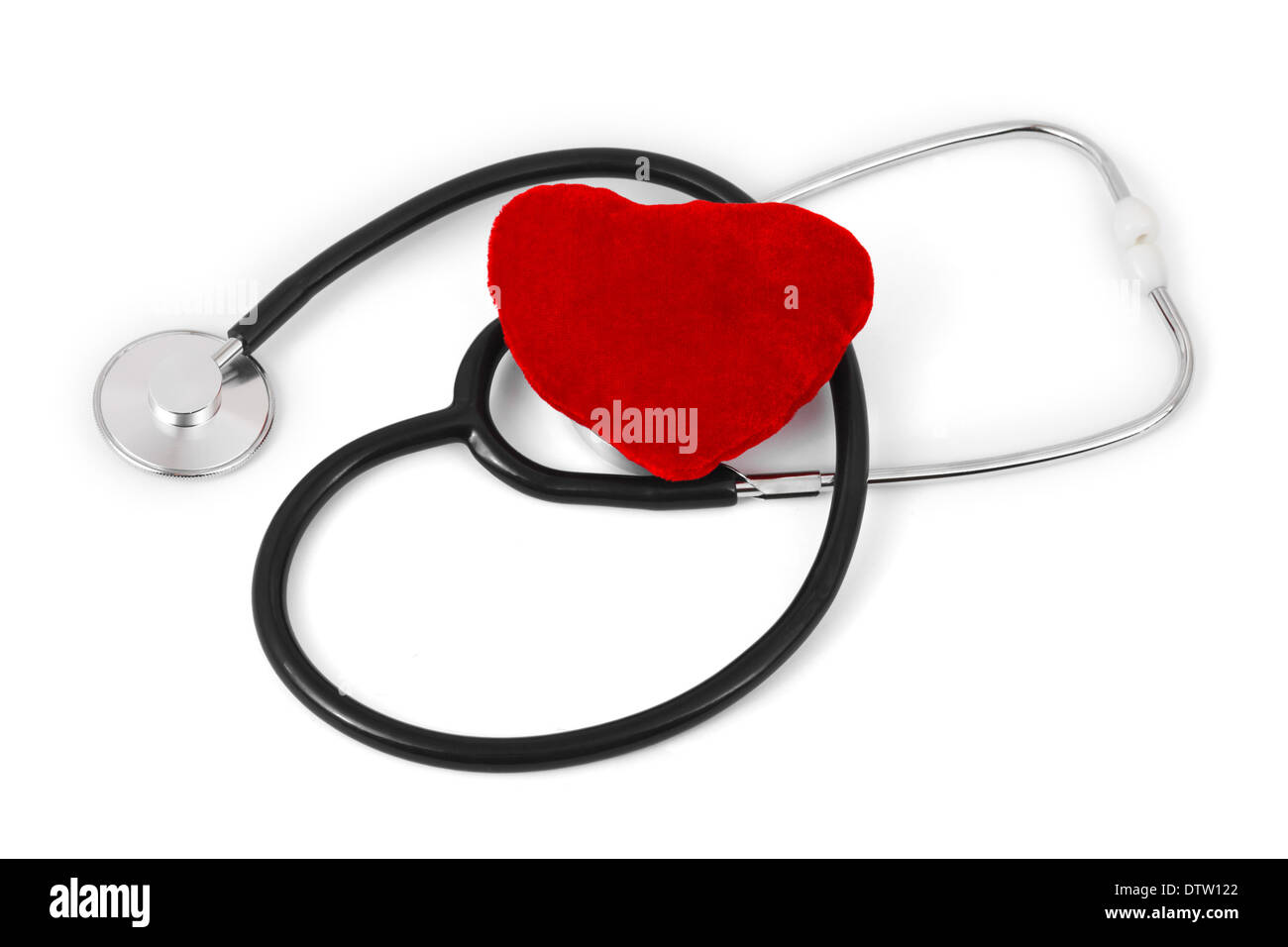 Stethoscope and heart Stock Photo - Alamy