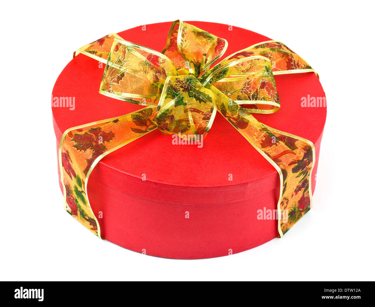 Box with bow Stock Photo - Alamy
