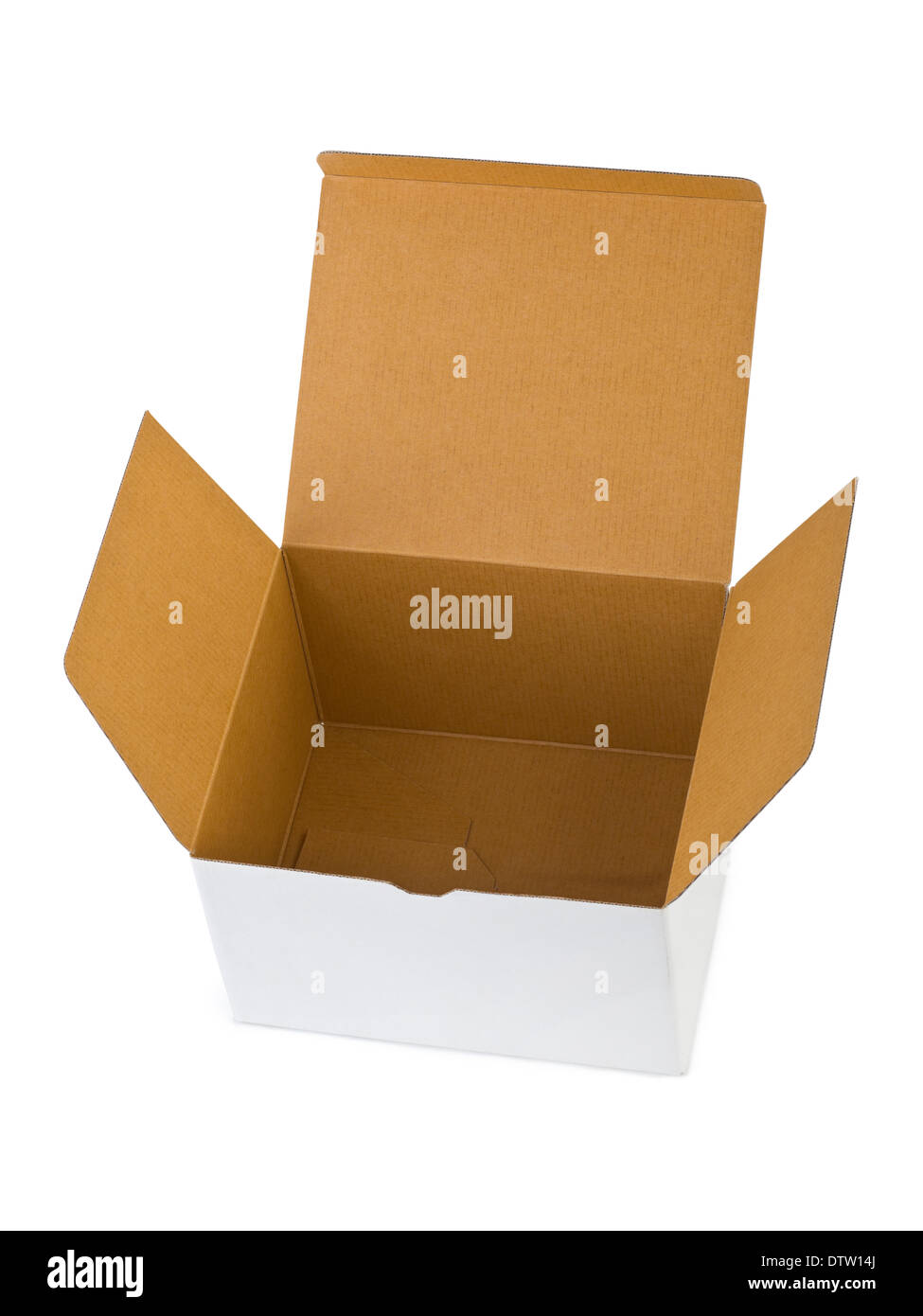 Empty cardboard box Stock Photo - Alamy