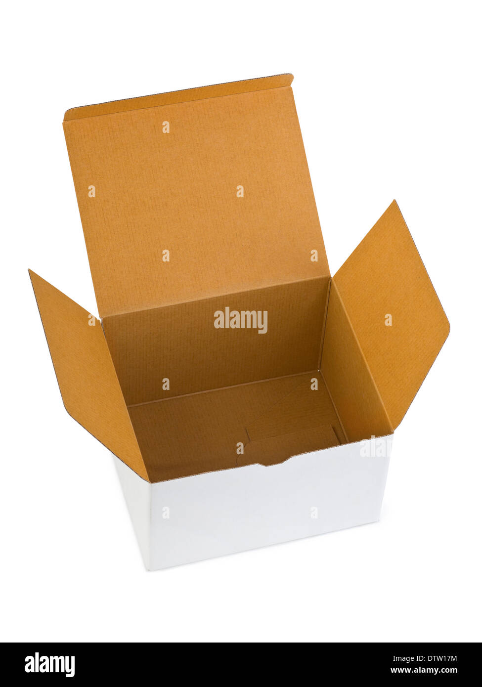 Empty cardboard box Stock Photo - Alamy